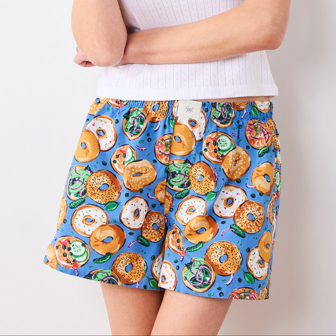 Printfresh Bagels & Schmear Boyfriend Boxer – The Foggy Dog