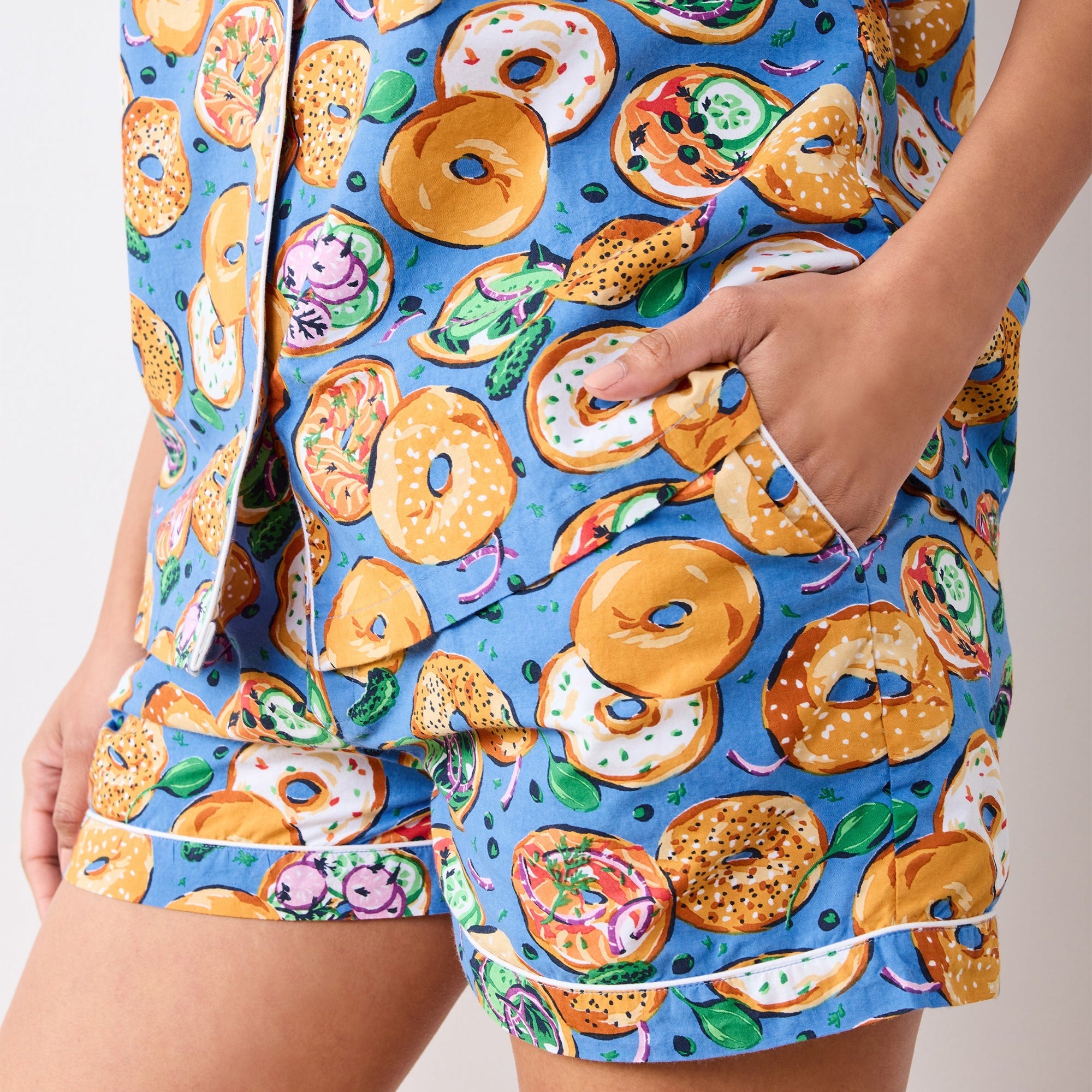 Printfresh Bagels & Schmear Short PJs – The Foggy Dog