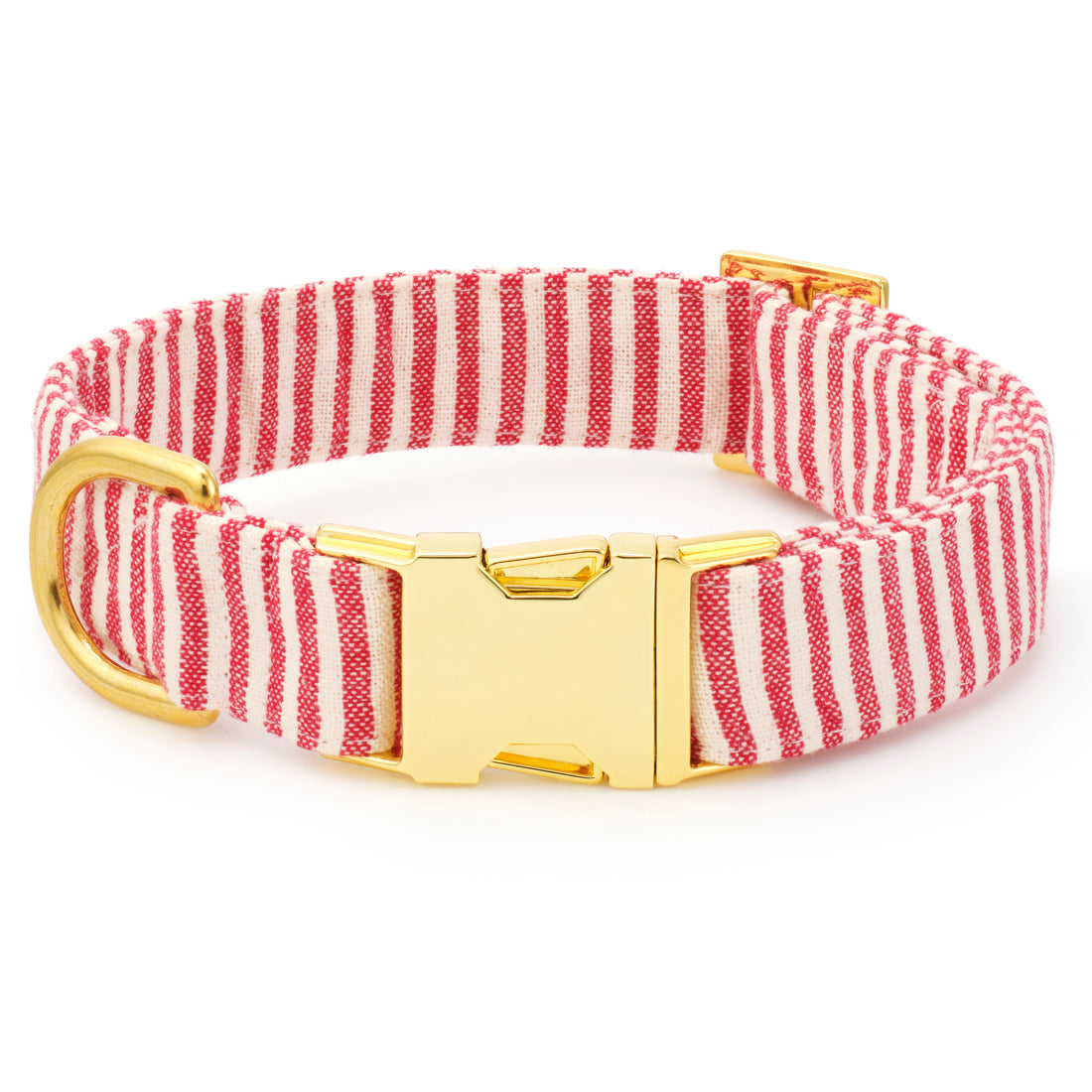 Red Stripe Dog Collar – The Foggy Dog
