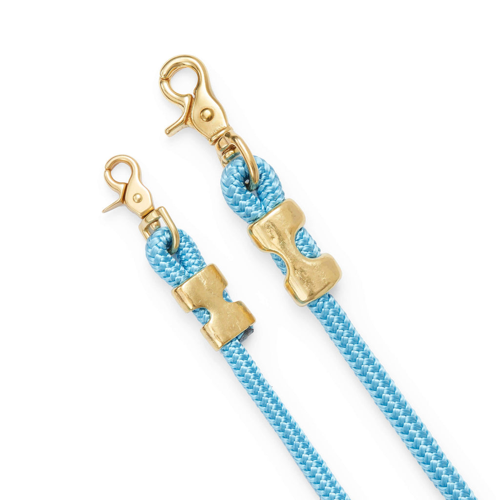 Powder Blue Marine Rope Dog Leash – The Foggy Dog